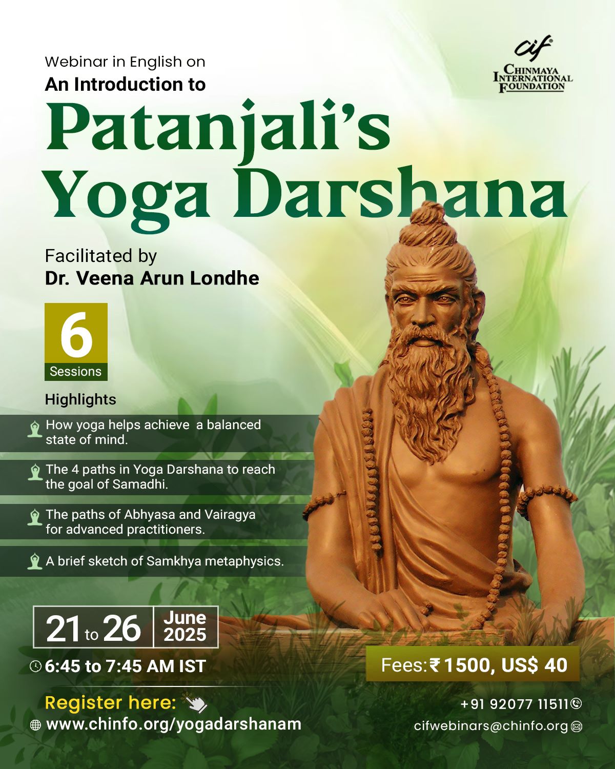 An Introduction to Patanjali’s Yoga Darshana - Chinmaya International ...