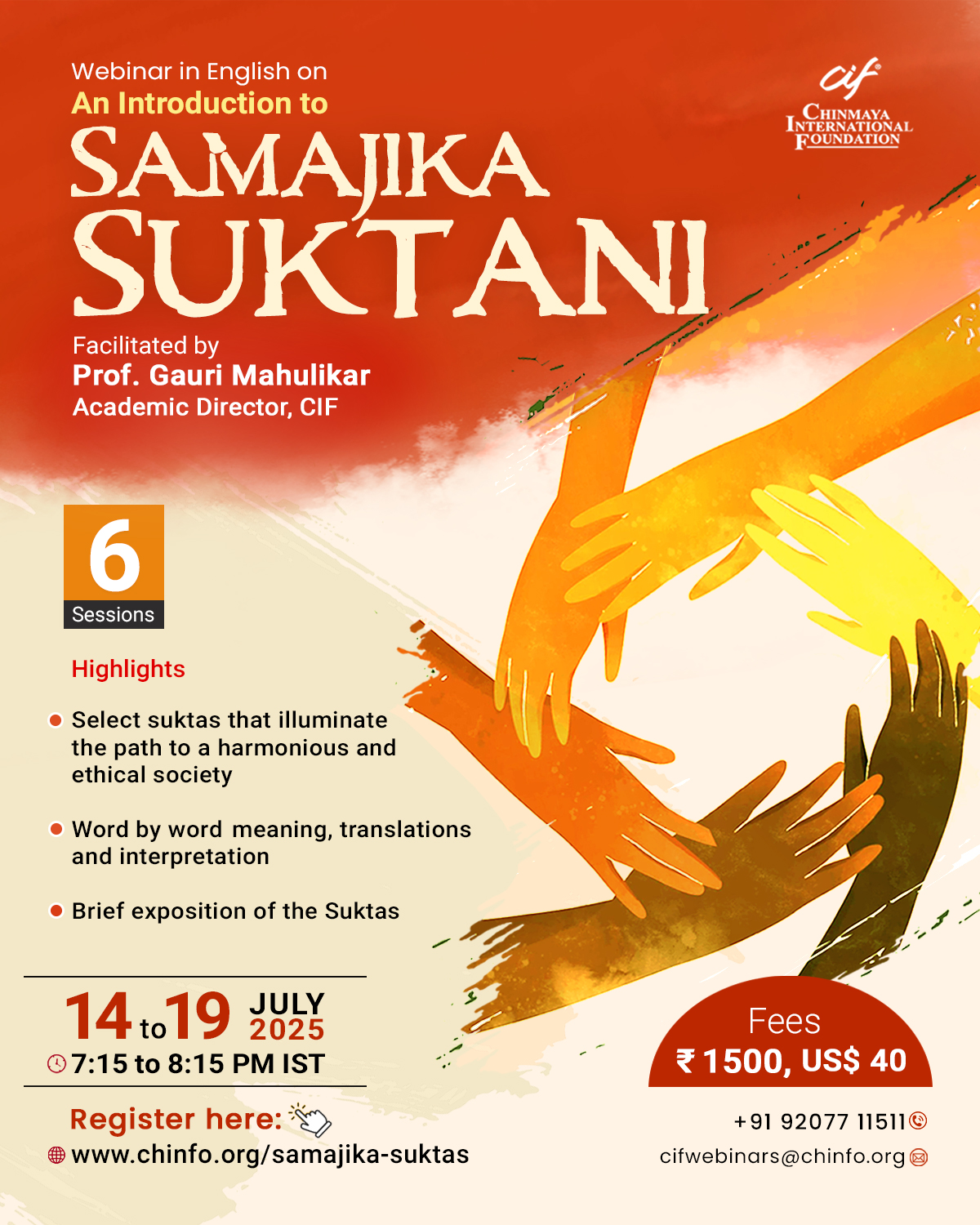 Sacred Verses for a Harmonious Society - Chinmaya International Foundation