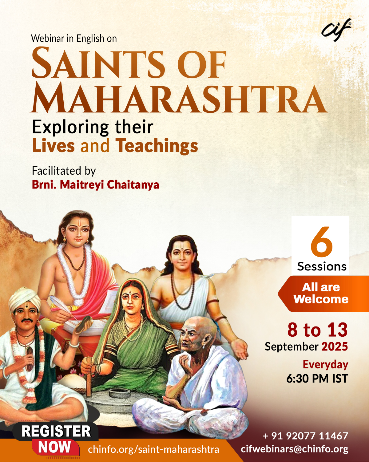 Saints of Maharashtra Webinar - Chinmaya International Foundation
